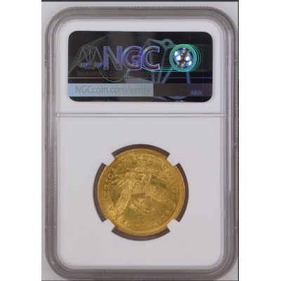 1843-O $10 Gold Liberty NGC MS60 Anna Cabral Signature